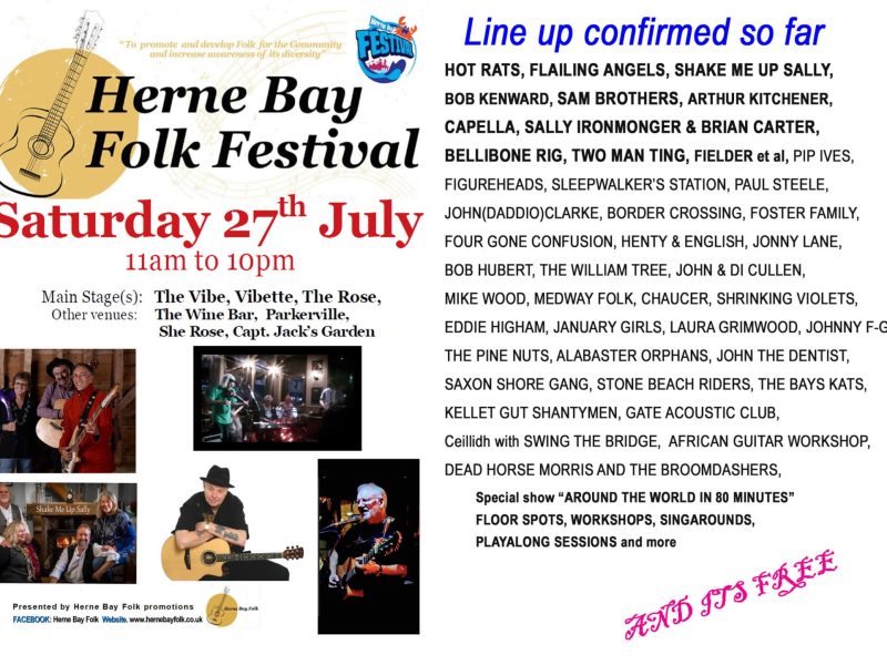 What's on - Herne Bay Festival 2024